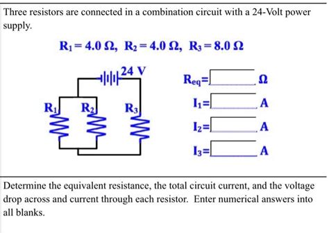 how to calculate voltage drop in a combination circuit wiring diagram