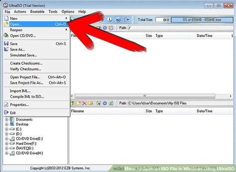 How To Open An ISO File In Windows Using UltraISO Steps