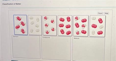 Solved Classification Of Matter Chegg Com