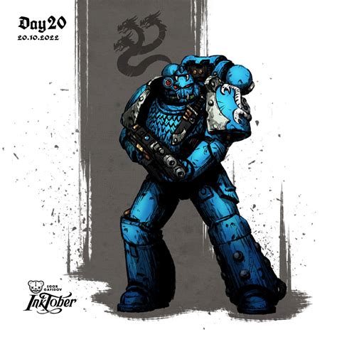 Alpha Legion Marine Art