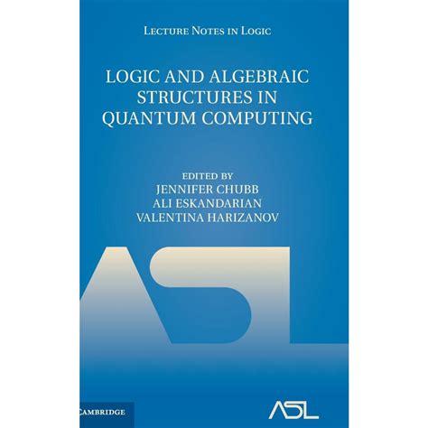 Logic And Algebraic Structures In Quantum Computing Em Promoção Na