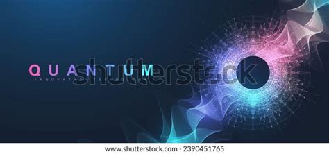 Quantum Computing Idea Design Element Concept Stock Vector Royalty Free Shutterstock