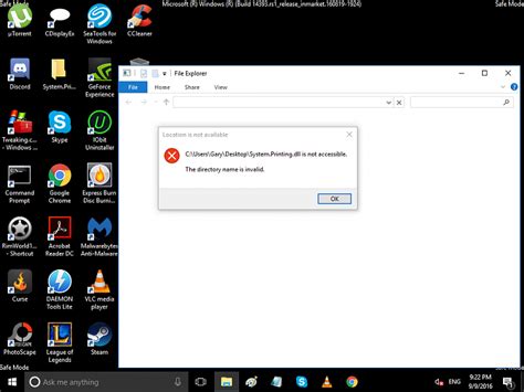 Cannot Delete Empty Folder Directory Name Is Invalid Windows Forums