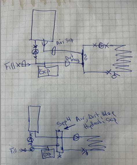 Looking For Review Of My Radiant Heat Schematic Heating Help The Wall