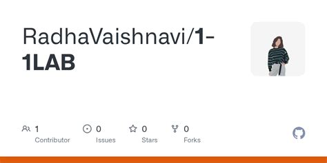 Github Radhavaishnavi1 1lab