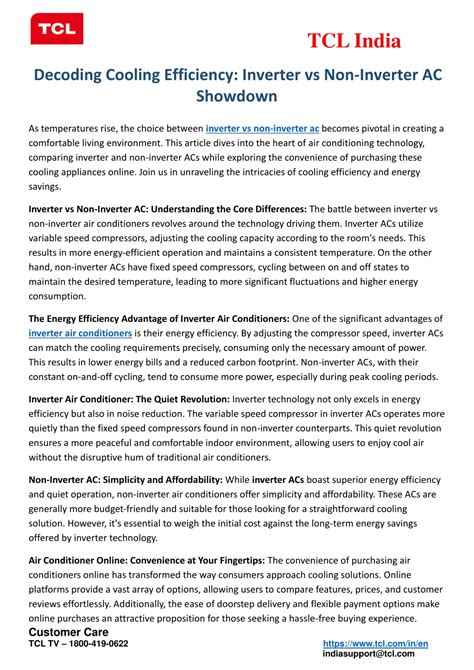 PPT Decoding Cooling Efficiency Inverter Vs Non Inverter AC Showdown PowerPoint Presentation