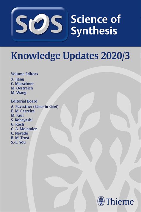 Science Of Synthesis Knowledge Updates 20203 9783132435643 Thieme Webshop