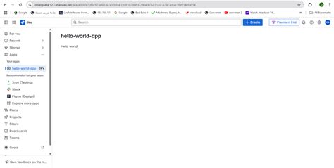 Hello World App Devpost