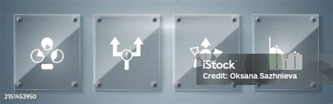 파이 차트 인포 그래픽 다양한 방법 방향 화살표 화살표 및 정사각형 유리 패널 벡터 0명에 대한 스톡 벡터 아트 및 기타 이미지 Istock