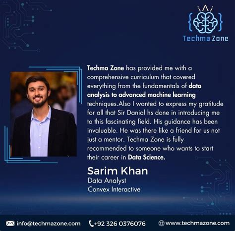 techma zone on linkedin testimonial successstory datascience