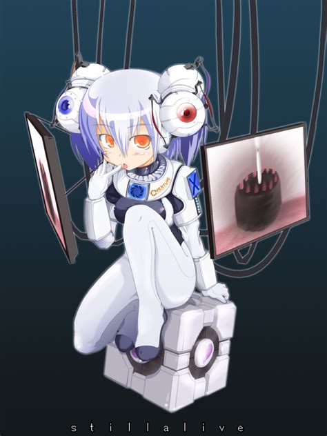 Glados Weighted Companion Cube Cake Core Anger Core Curiosity Core