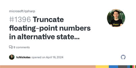Truncate Floating Point Numbers In Alternative State Visualization