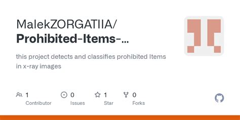 Github Malekzorgatiia Prohibited Items Detection This Project Detects And Classifies