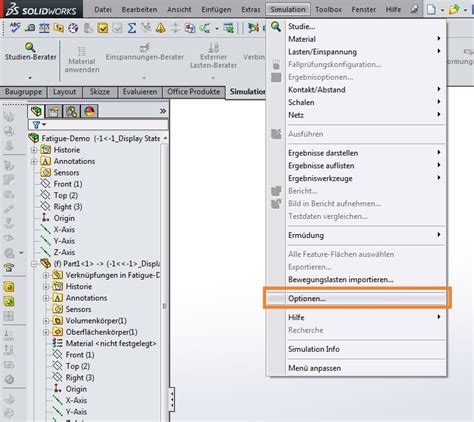 SolidWorks Limit Stress Evaluation