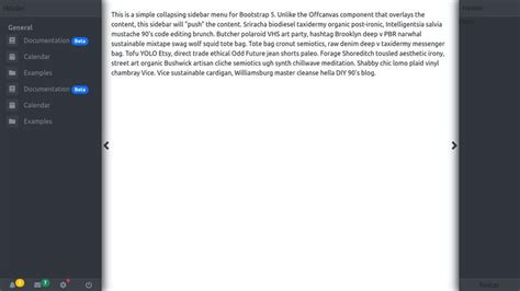 Double Sidebar Boostrap 5 2