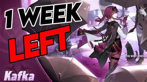 1 Week Till Kafka What You Should Be Farming Before Her Banner Honkai