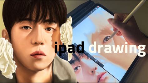 수채화 질릴 즘 한 번씩 그리는 아이패드 드로잉 프로크리에이트 인물화그리기 Youtube