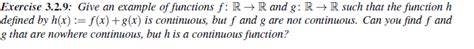 Solved Give An Example Of Functions F R Rightarrow R And G