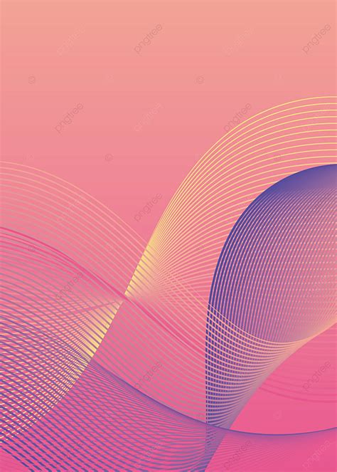 Pink Gradient Dynamic Wavy Line Background Vector Wallpaper Image For Free Download Pngtree