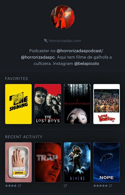 Meu Perfil No Letterboxd Https Boxd It Kztp