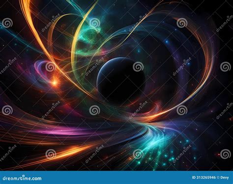 Quantum Bit Visual Concept Visualization Of Qubit On Colorful Quantum Physics Background