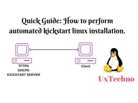 Quick Guide How To Perform Automated Kickstart Linux Installation UX Techno