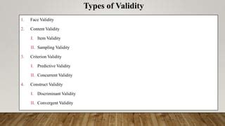 Validity Pptx Medical Health