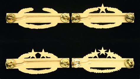 Extremely Rare Gold Us Combat Infantryman Badges Poulin Auctions