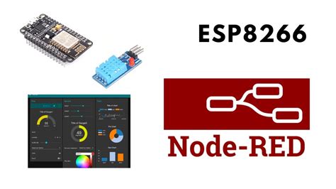 Esp8266 Temperture And Humidity Sensor Dashboard Node Red Youtube
