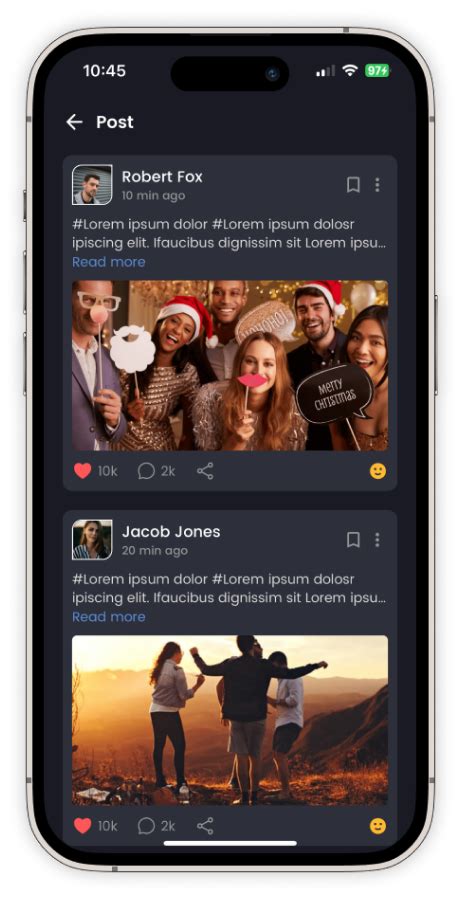 Social Media App Template In React Native Instagram Clone Multi Language Socialmagic By