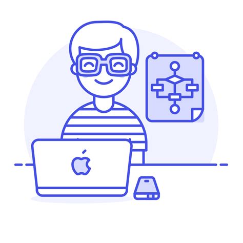 Chart Coder Coding Developer Flow Flowchart Laptop Icon Download On Iconfinder