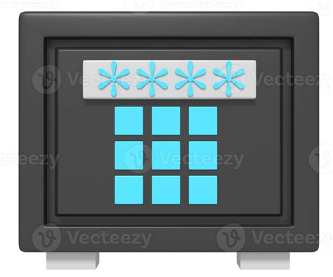 Security Safe Password Button 24170076 Png
