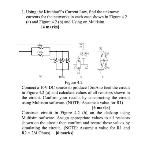 Solved Using The Kirchhoff S Current Law Find The Chegg