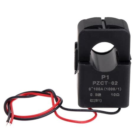【MT】PZCT-02 เซนเซอร์กระแสไฟ AC 100A 100mA ขนาดเล็ก แบบพกพา ติดตั้งง่าย ...