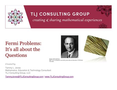 Fermi Problems And Questioning Teaching Resources