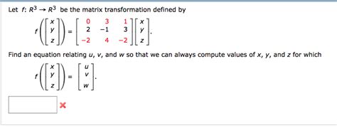 solved let f r 3 rightarrow r 3 be the matrix