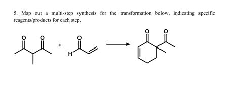 Solved Map Out A Multi Step Synthesis For The Transformation