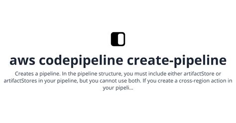 Aws Codepipeline Create Pipeline Fig