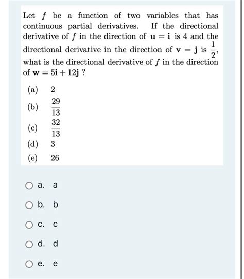 Solved Let F Be A Function Of Two Variables That Has Chegg Com
