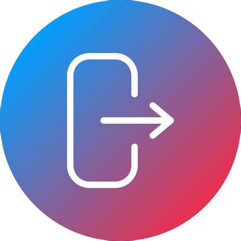 Premium Vector Logout Icon Vector Image Can Be Used For Ui