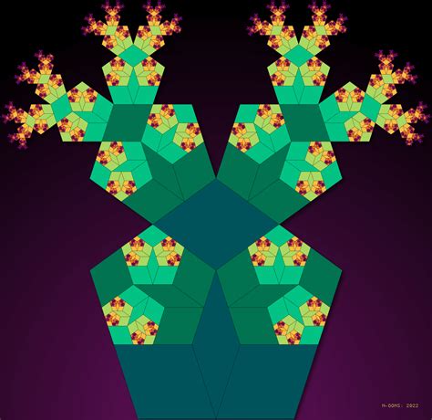 Pentatree Fractal Using Iterative Rhombic Decomposition Of Pentagons