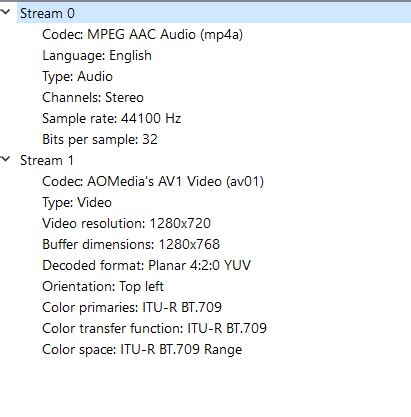 Add AV1 Video Playback Support Issue 1263 QL Win QuickLook GitHub