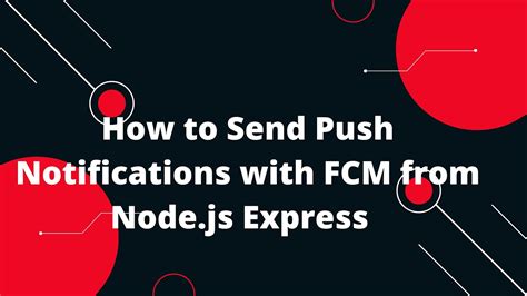 Firebase Nodejs Express Tutorial In Hindi 12 Sending Push