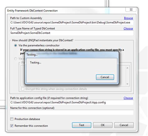 C Entity Framework Using LINQPad For Queries Just Getting