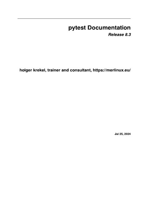 Pytest Pdf