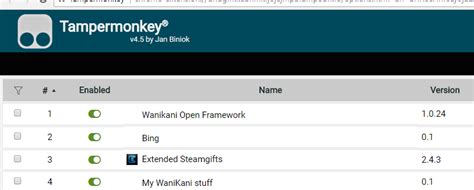 Issue With Scripts Using Wanikani Open Framework Not Showing Up Api