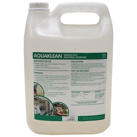 Degreaser 5l Aquaklean Water Based Degreaser Fowkes Bros