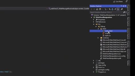 WebView2 C Transfer Data From WebView To Winform YouTube