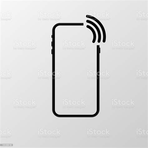 Nfc 아이콘 일러스트레이션입니다 플랫 디자인의 벡터 Brand Name Smart Phone에 대한 스톡 벡터 아트 및 기타 이미지 Brand Name Smart