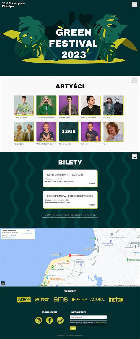 Projekt I Implementacja Strony W Ramach Zajęć Na Wit Behance